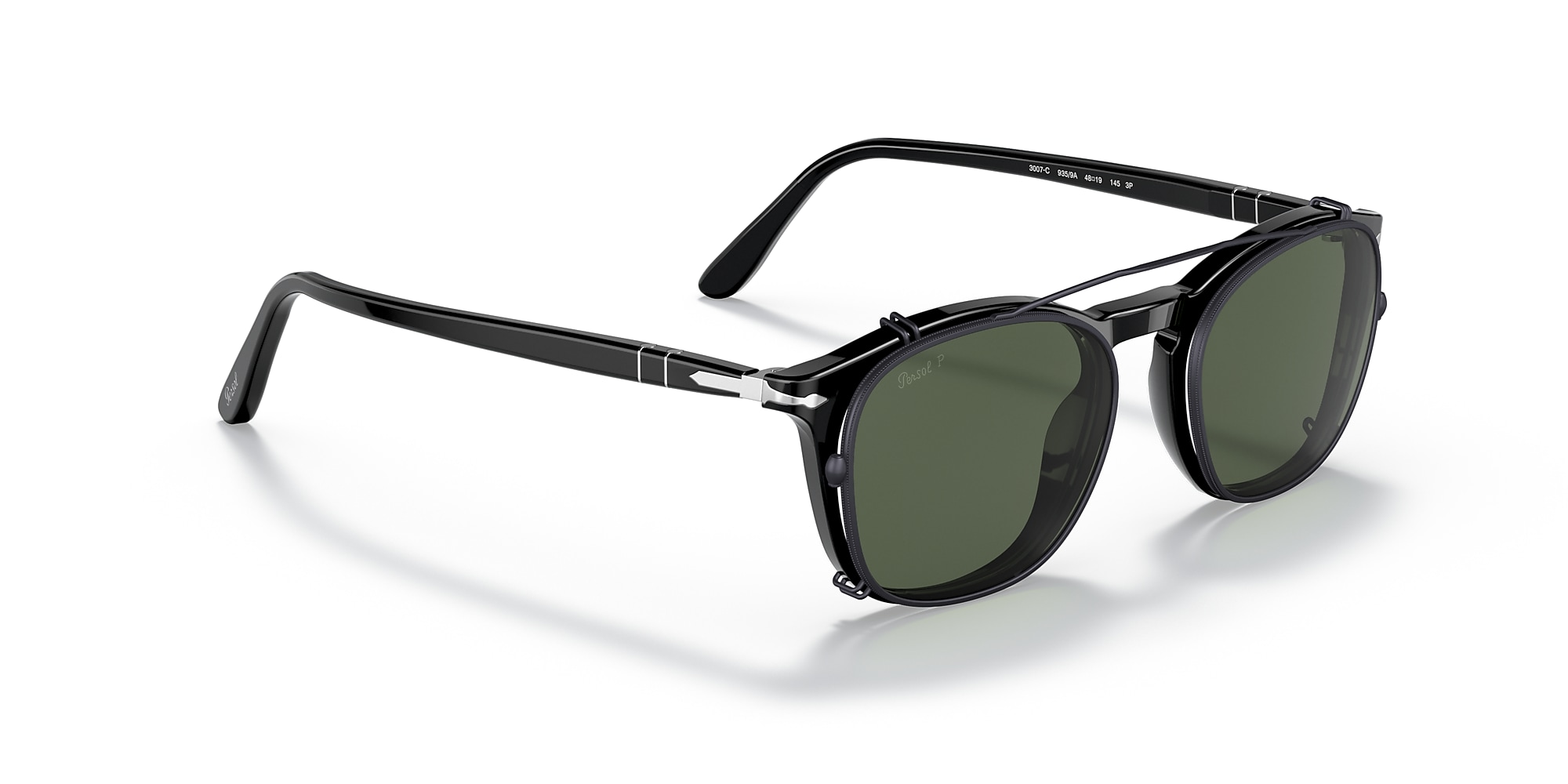 Persol PO3007C Clip Eyeglasses in Gunmetal | Persol® Persol USA