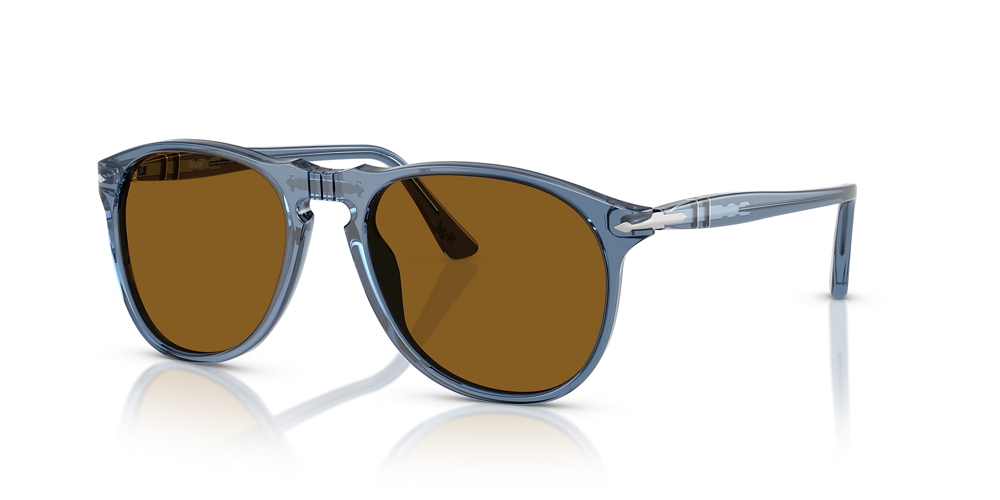 Persol PO9649S Sunglasses in Transparent Navy | Persol® Persol USA