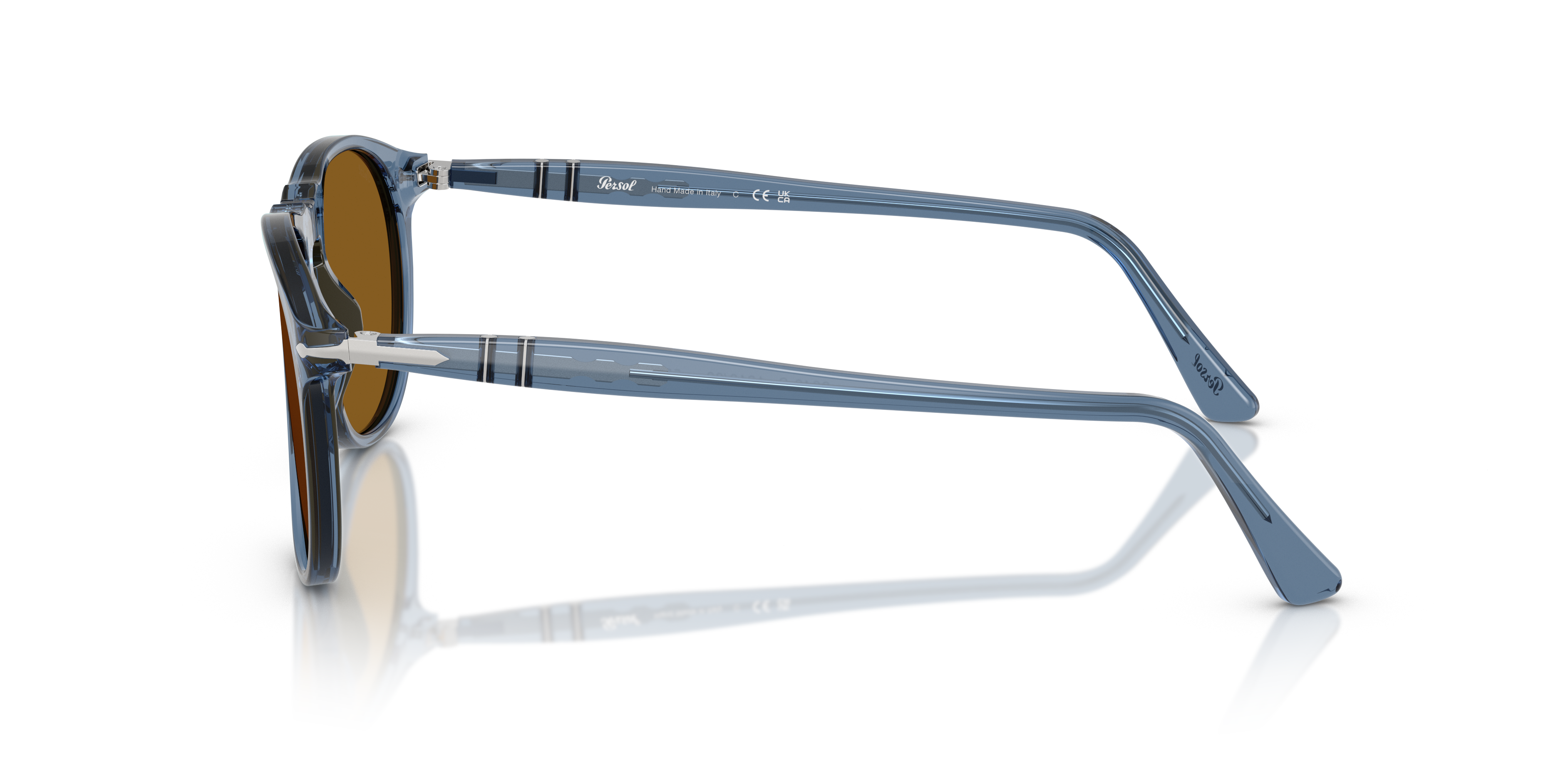 Persol PO9649S Sunglasses in Transparent Navy | Persol® Persol USA