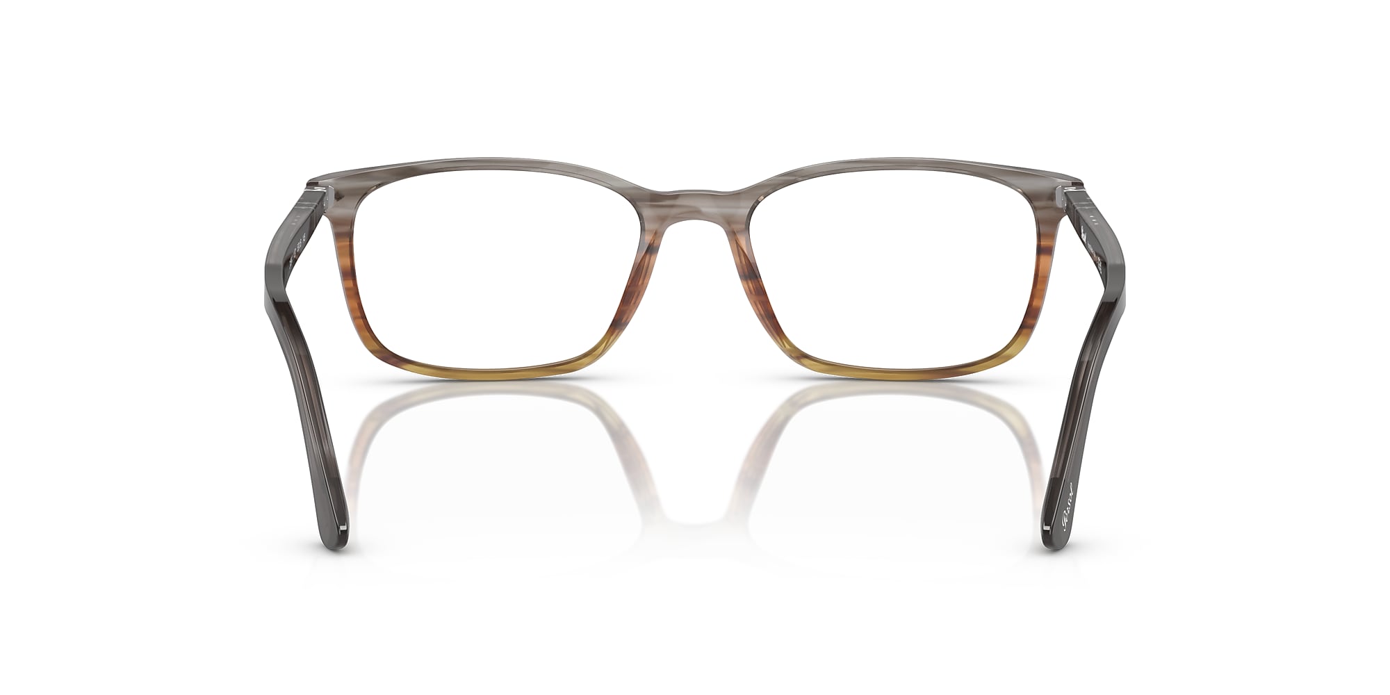 Persol PO3189V Eyeglasses in Striped Grey/Gradient Brown | Persol ...