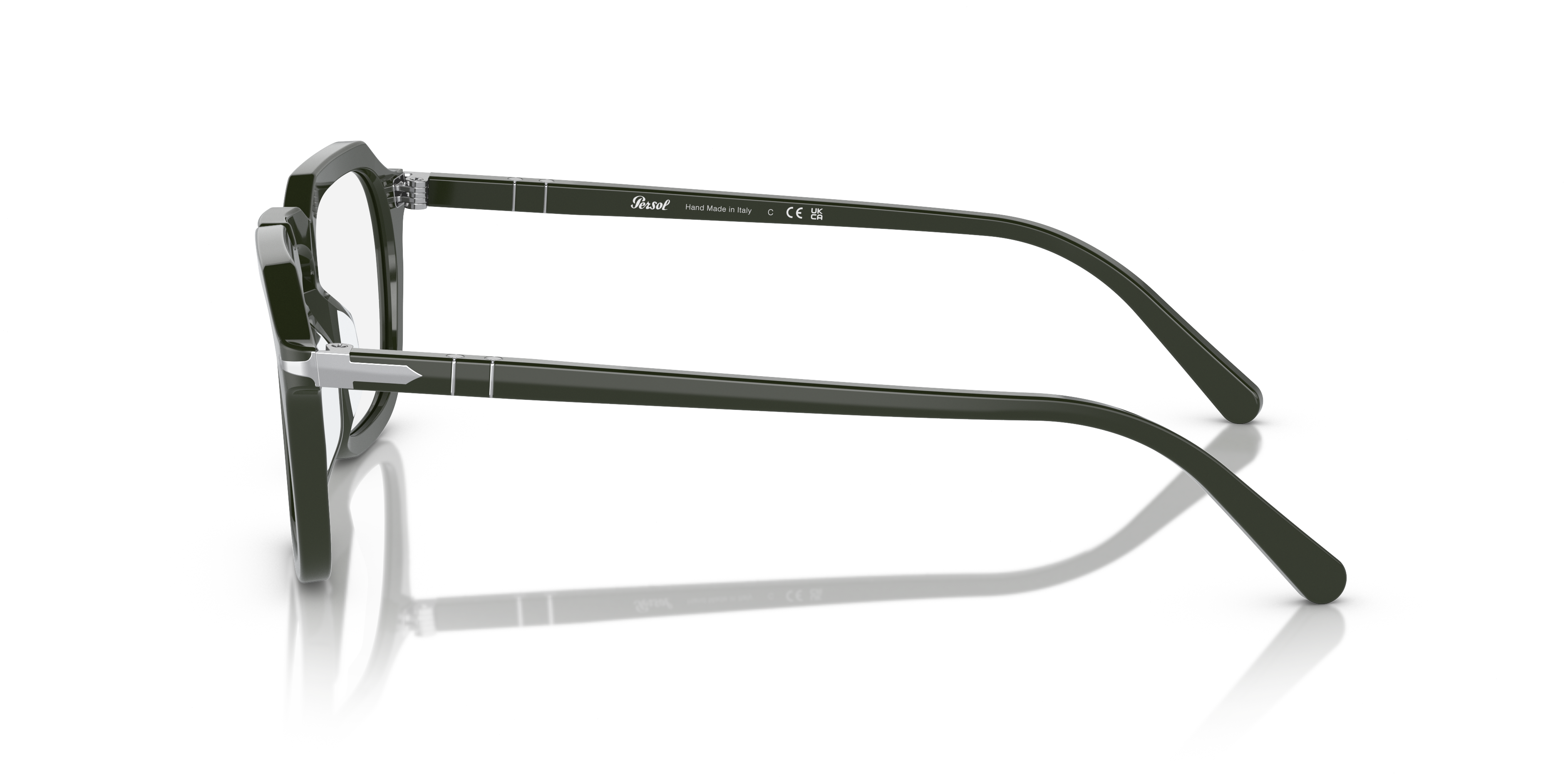 Persol PO3292V Eyeglasses in Solid Dark Green | Persol® Persol USA