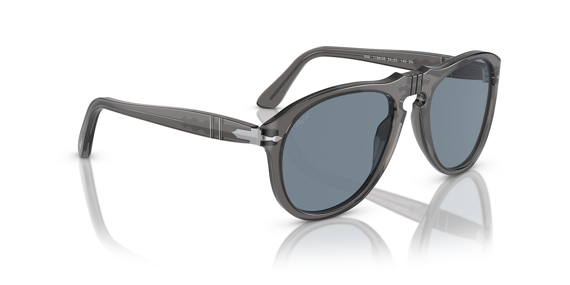 Persol 649 - Original Sunglasses in Transparent Grey | Persol® Persol USA
