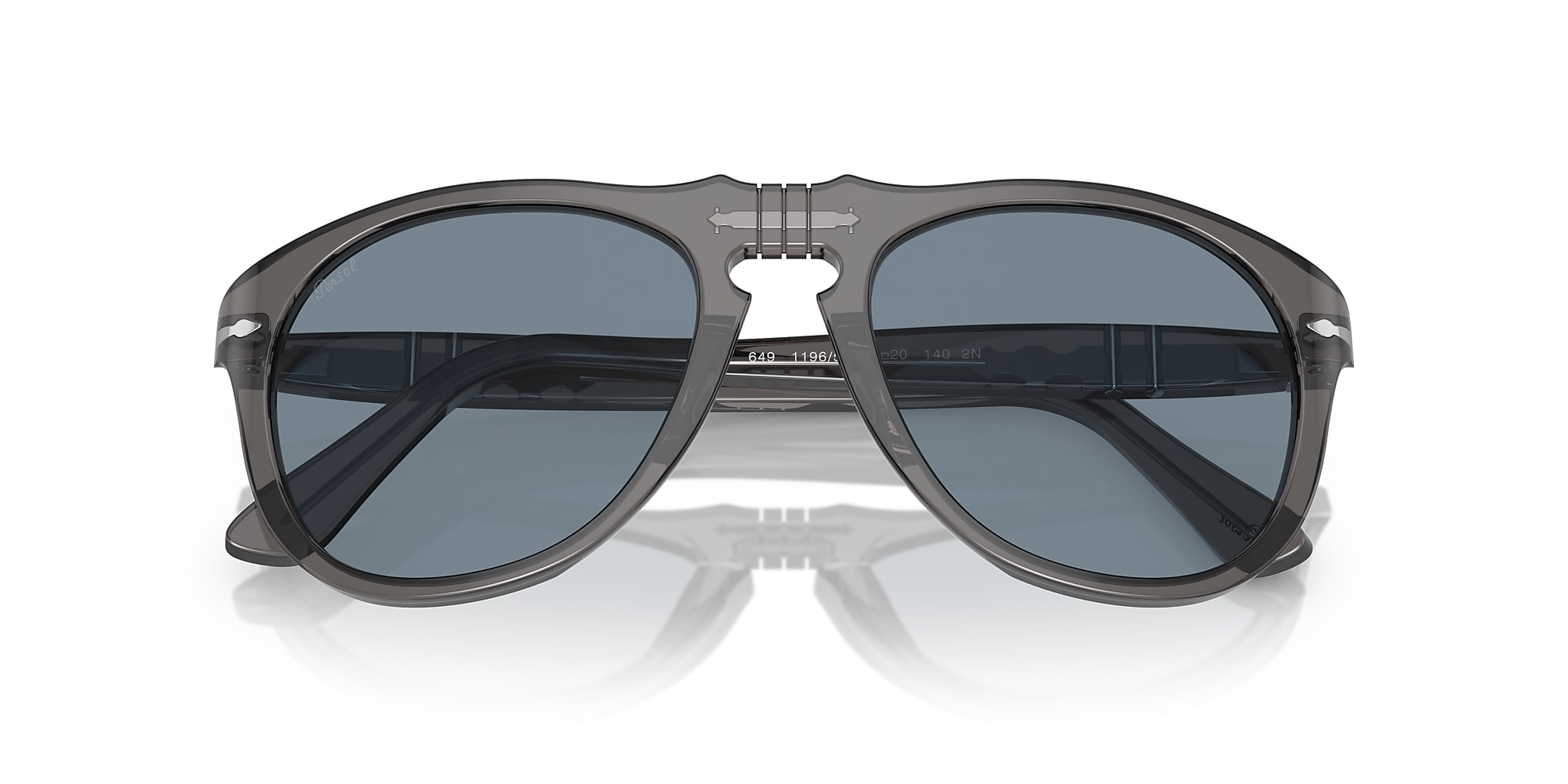 Persol 649 - Original Sunglasses in Transparent Grey | Persol® Persol USA