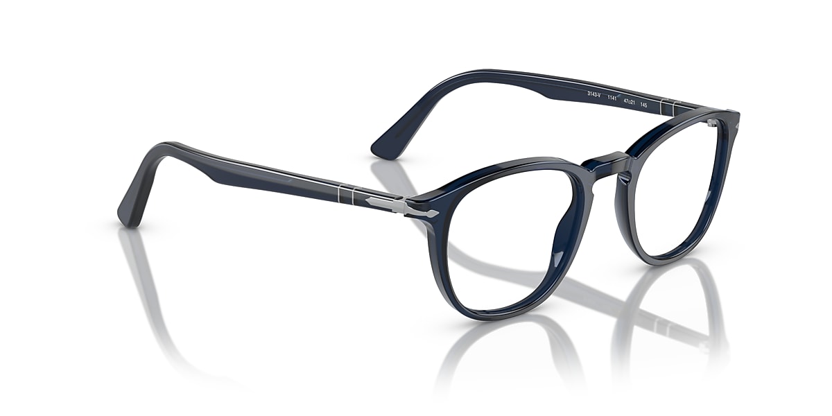 Persol PO3143V Eyeglasses in Transparent Blue | Persol® Persol USA
