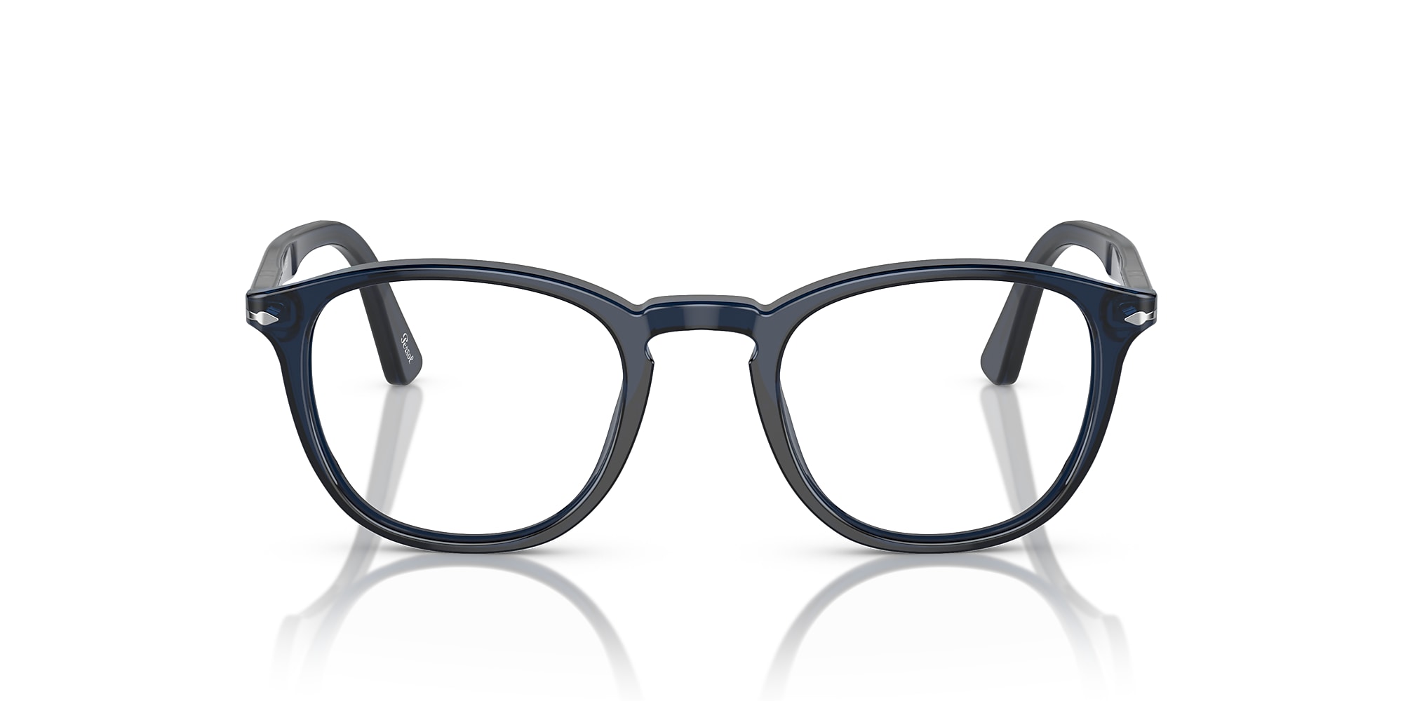Persol PO3143V Eyeglasses in Transparent Blue | Persol® Canada