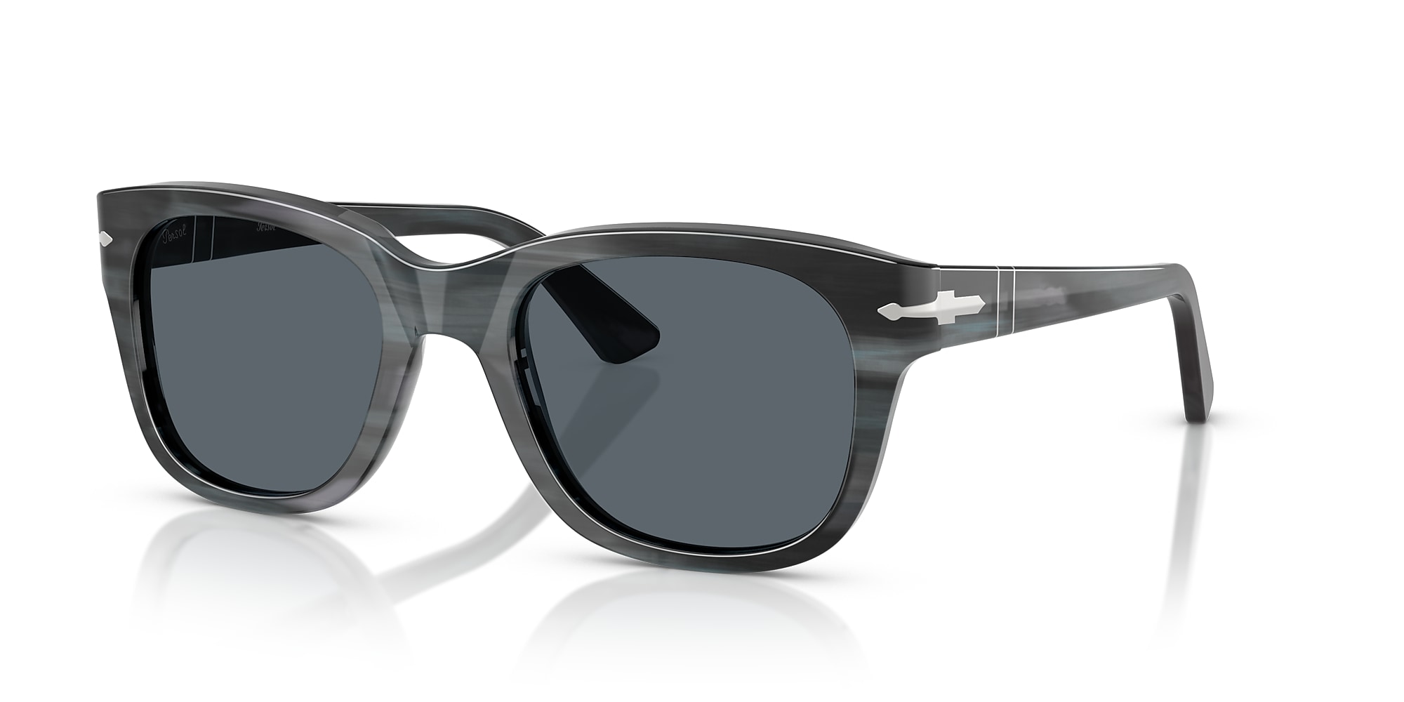 Persol PO3372S Sunglasses in Striped Grey | Persol® Persol USA