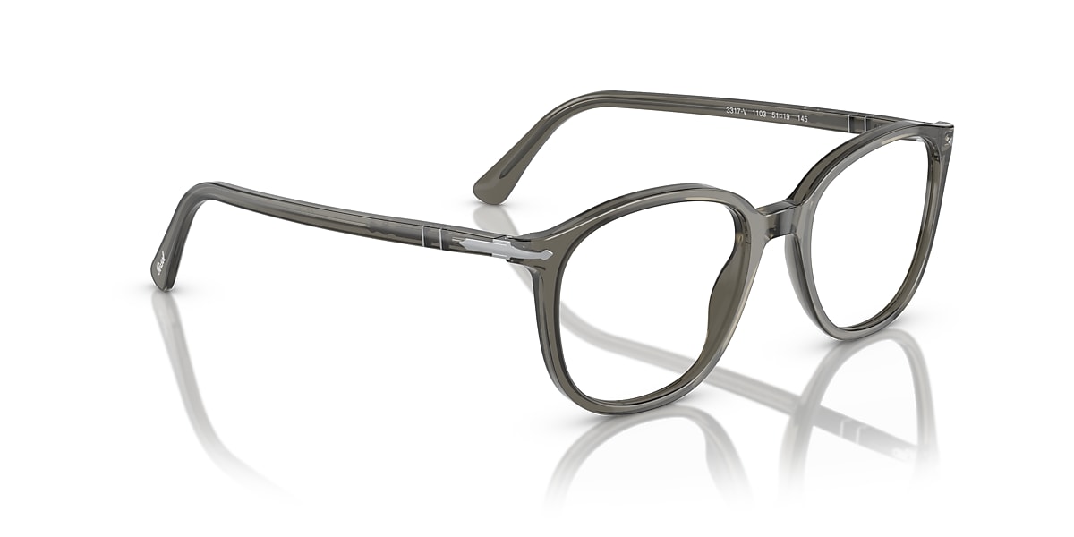 Persol PO3317V Eyeglasses in Transparent Taupe Gray | Persol® Persol USA