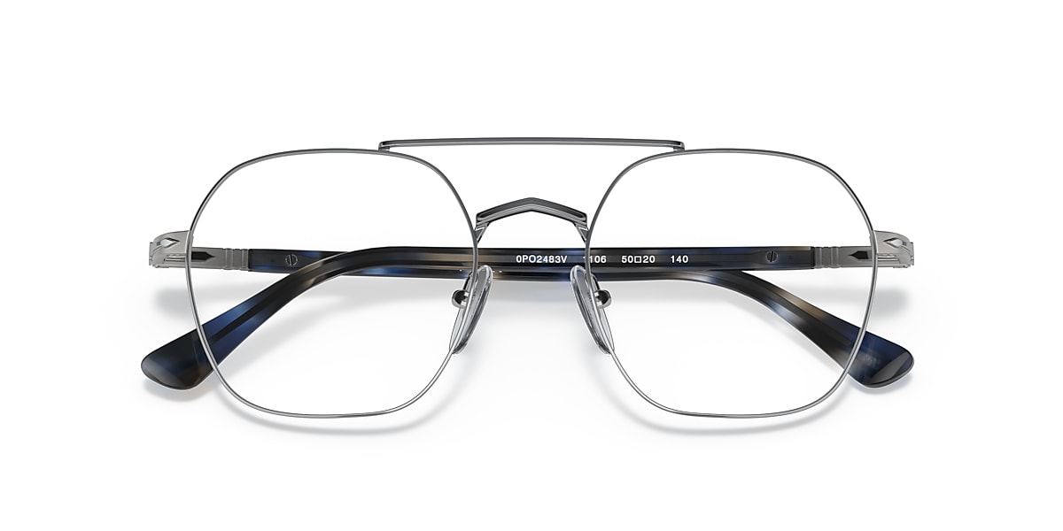 Persol PO2483V Eyeglasses in Silver | Persol® Persol USA