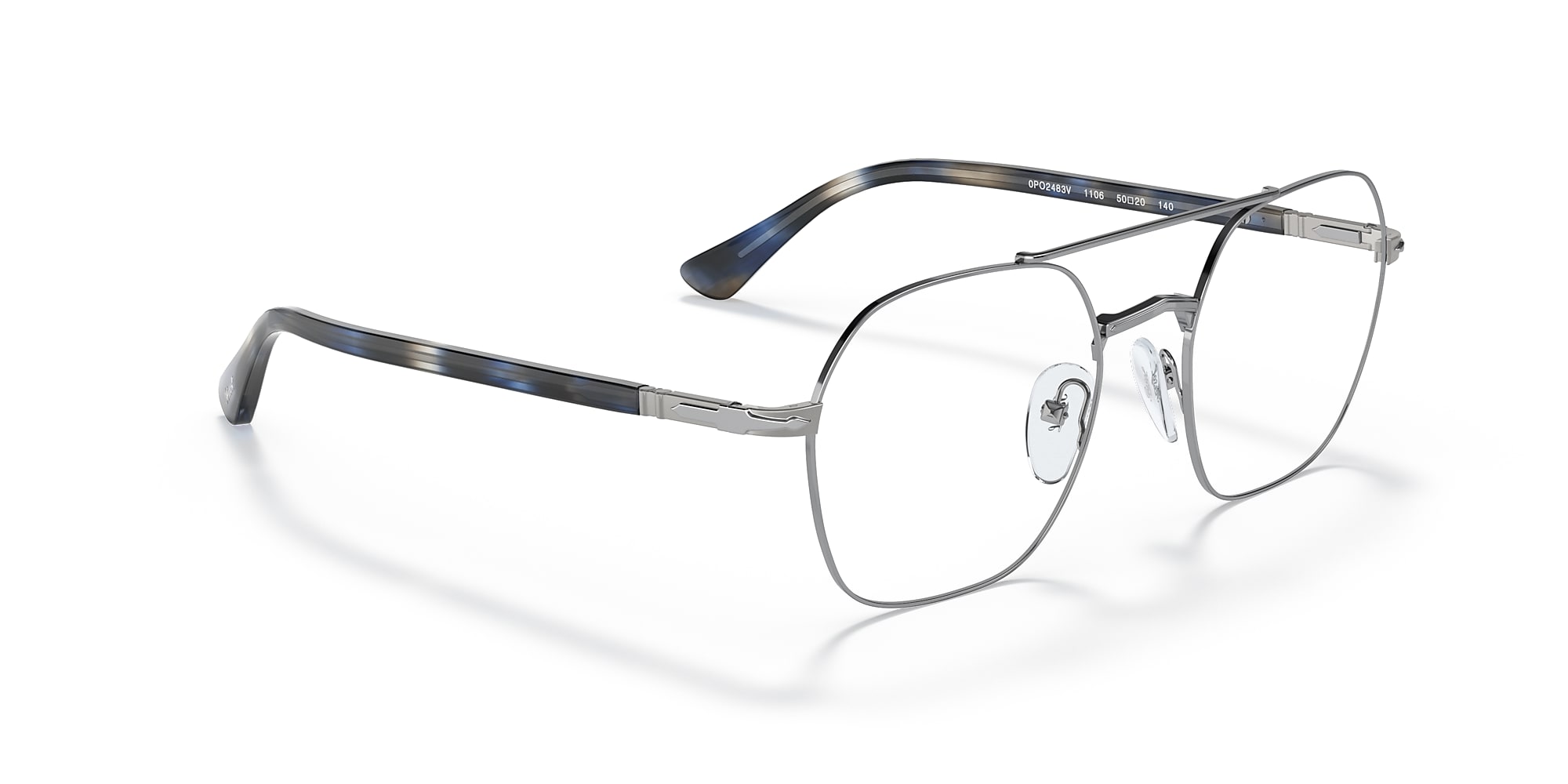 Persol PO2483V Eyeglasses in Silver | Persol® Persol USA