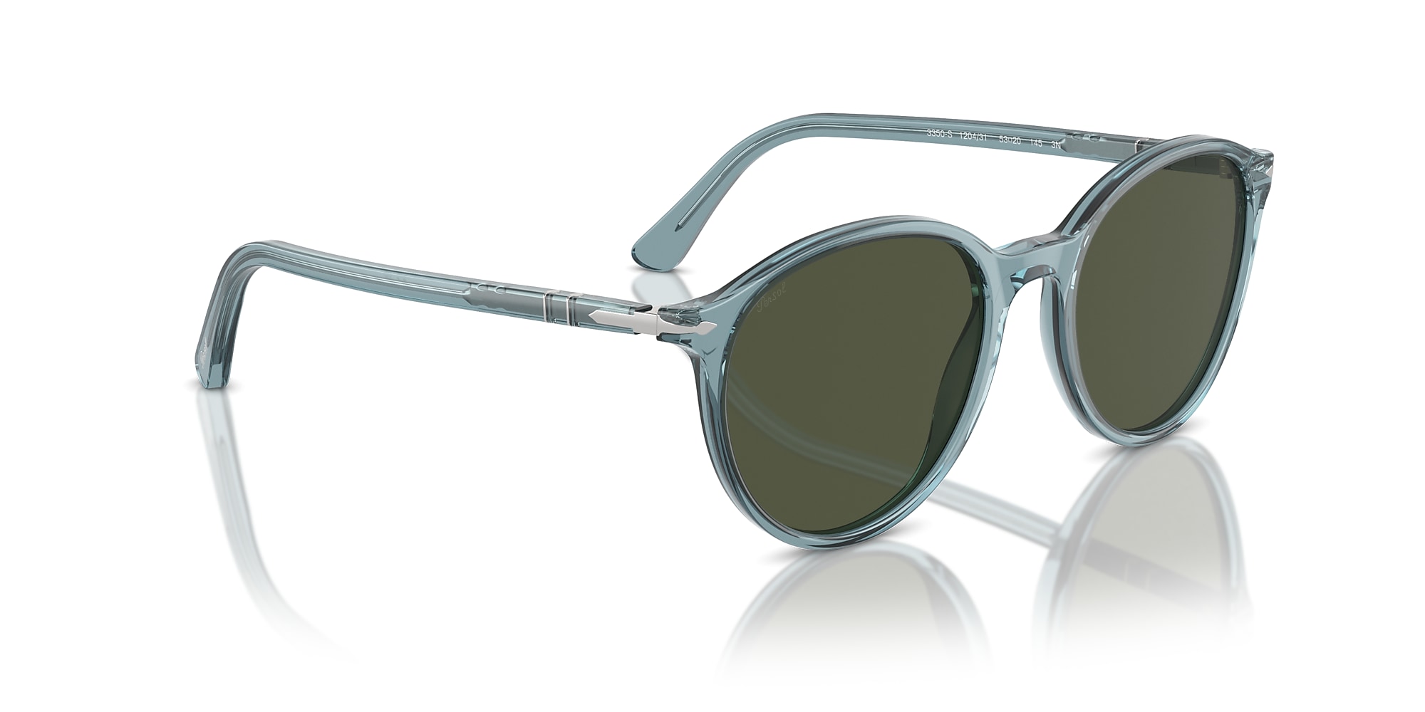 Persol PO3350S Sunglasses in Transparent Blue | Persol® Persol USA
