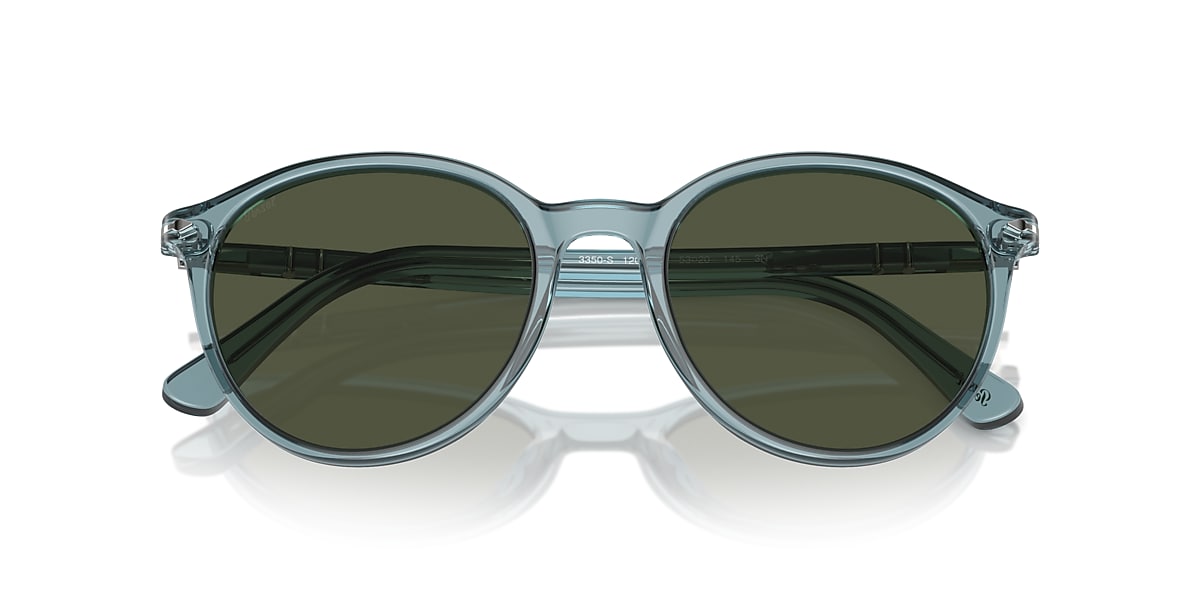 Persol PO3350S Sunglasses in Transparent Blue | Persol® Persol USA