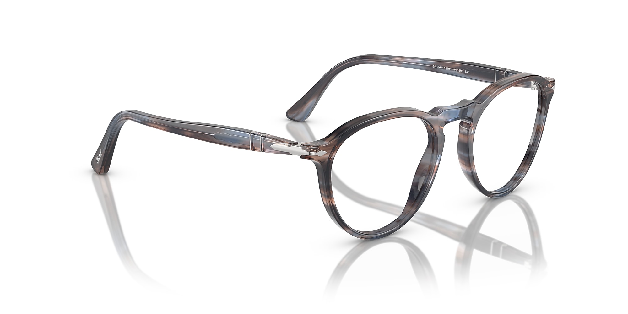 Persol PO3286V Eyeglasses in Striped Blue | Persol® Persol USA