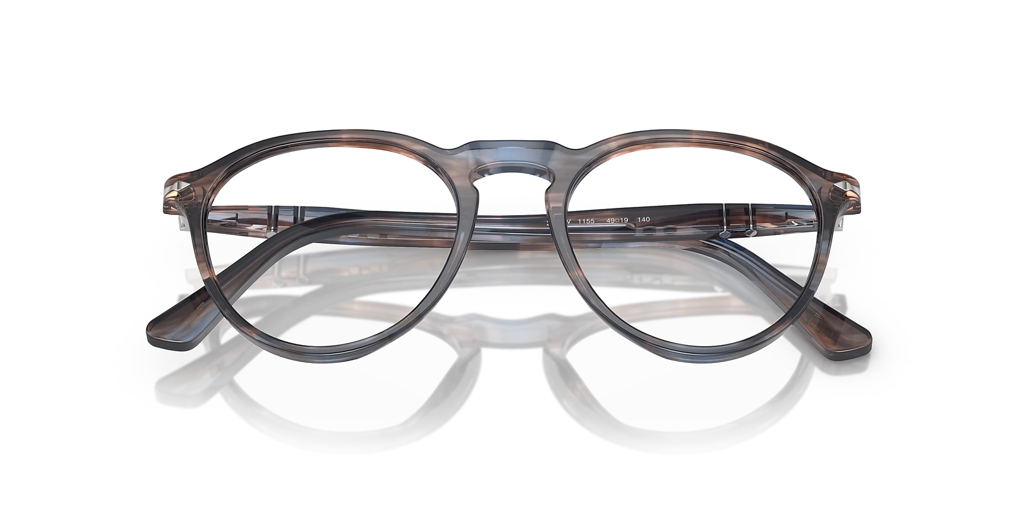 Persol PO3286V Eyeglasses in Striped Blue | Persol® Persol USA