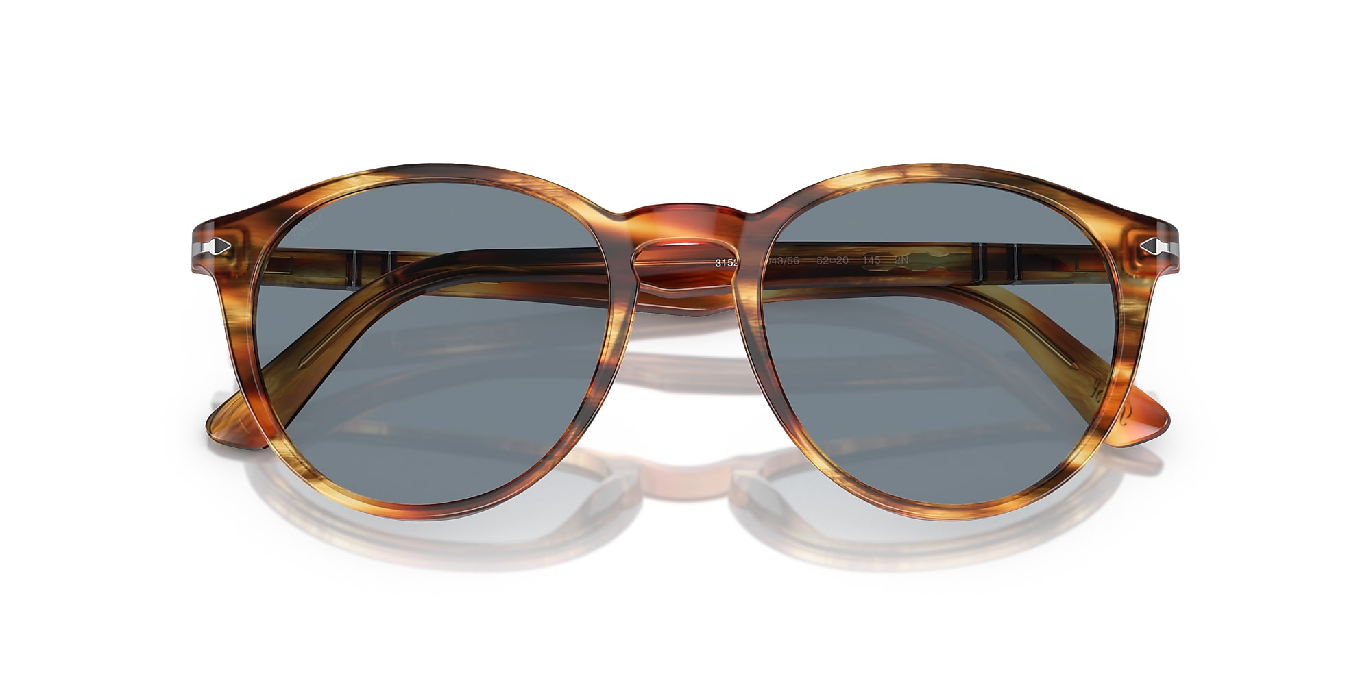 Persol PO3152S Sunglasses in Brown Striped Yellow | Persol® Persol USA