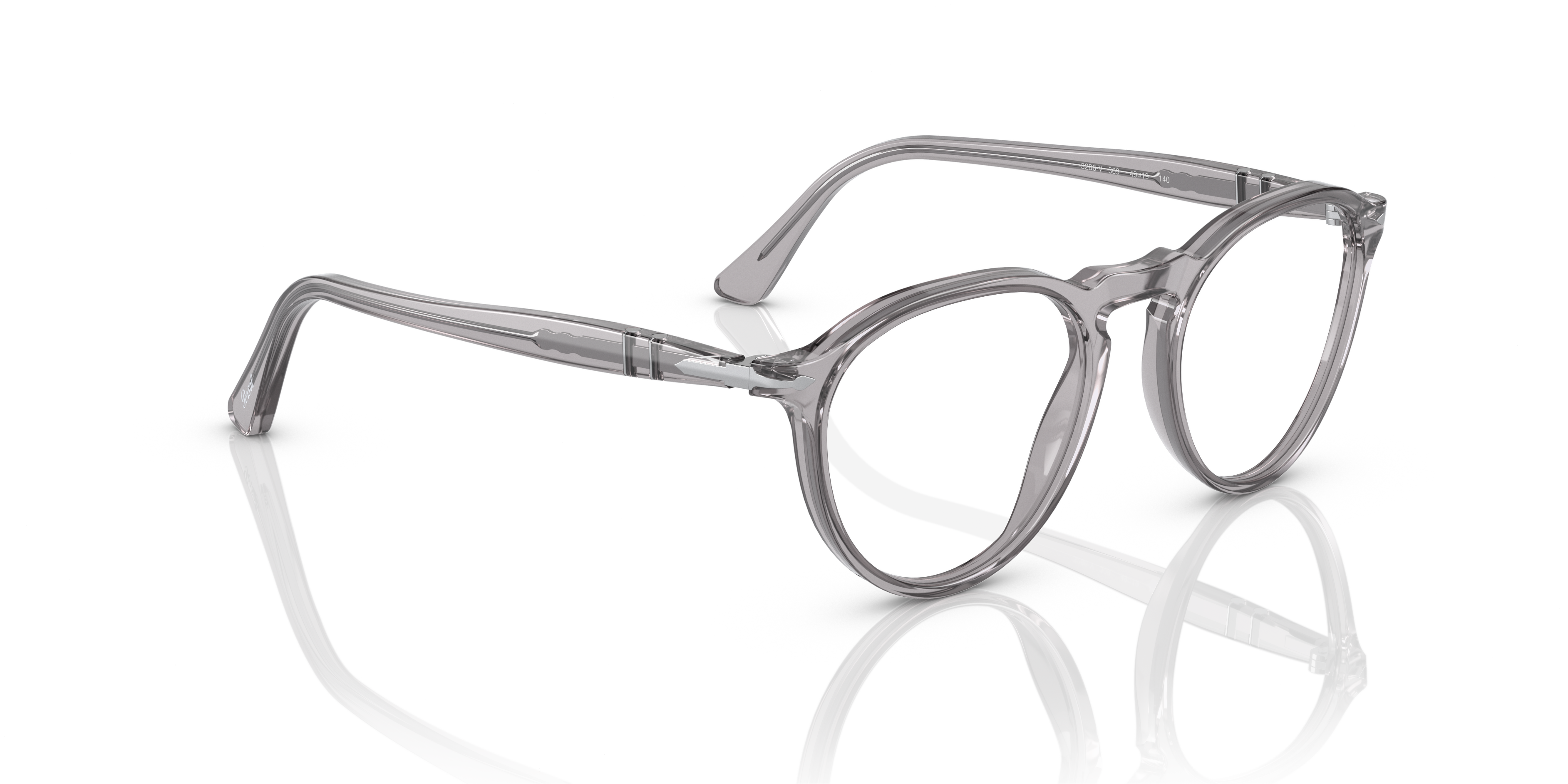 Persol PO3286V Eyeglasses in Transparent Grey | Persol® Persol USA