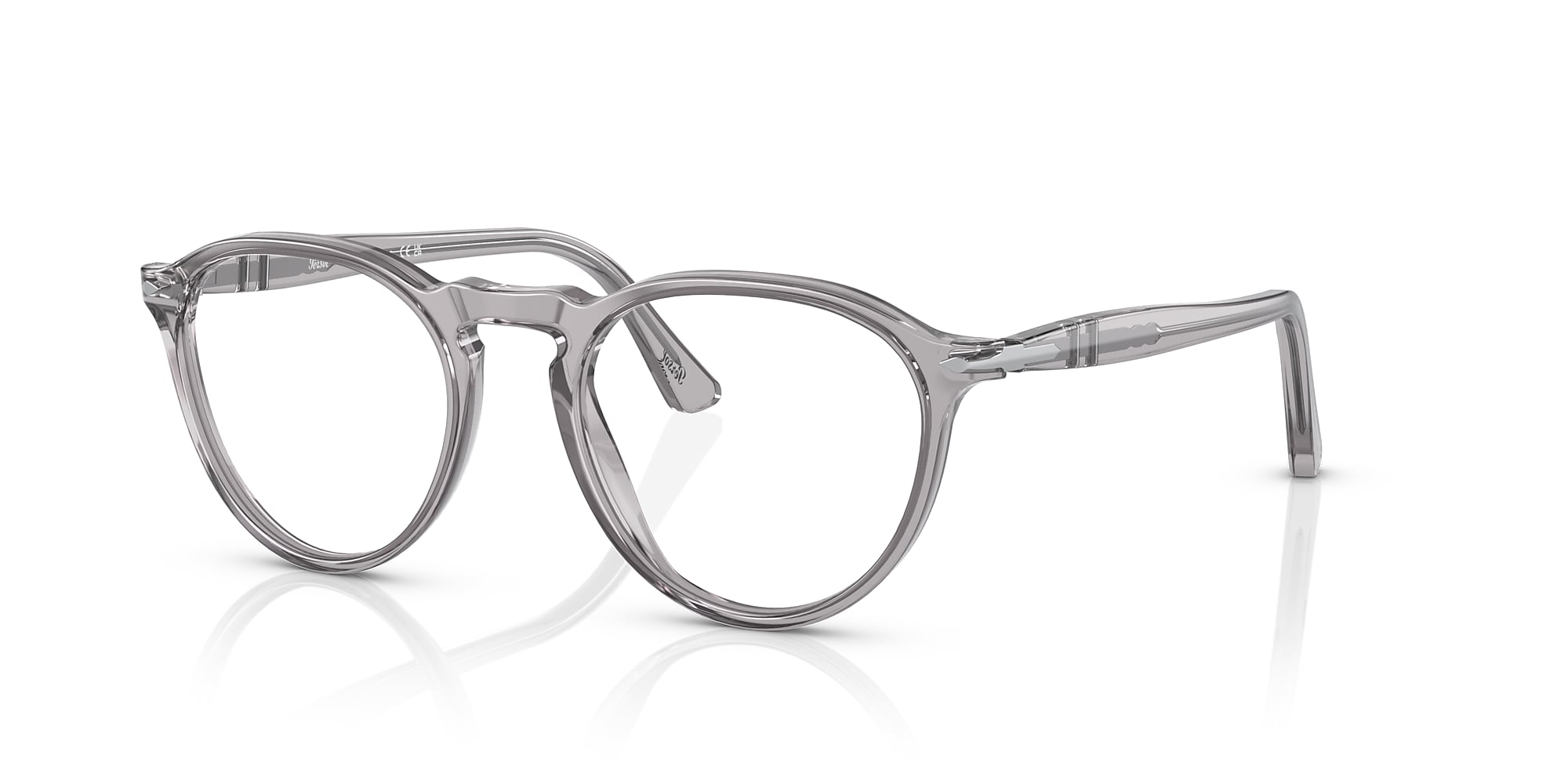 Persol PO3286V Eyeglasses in Transparent Grey | Persol® Persol USA