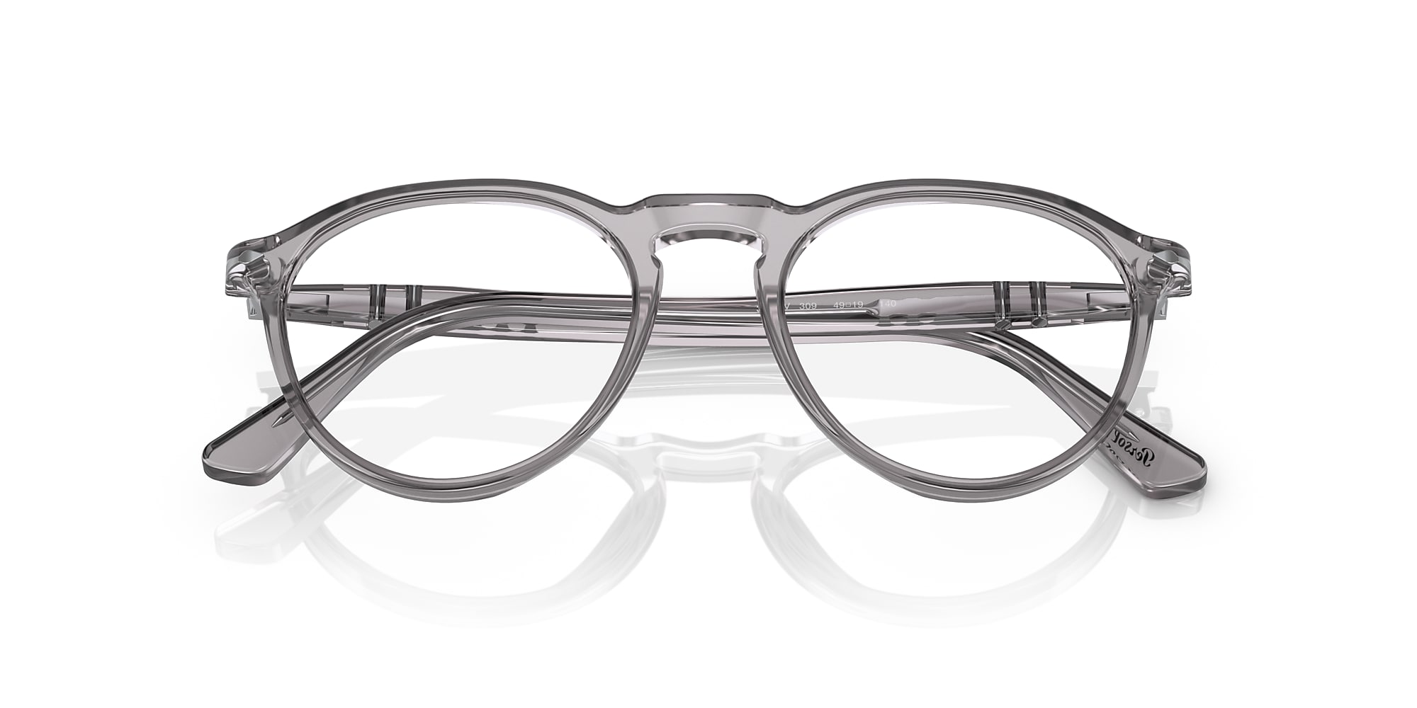 Persol PO3286V Eyeglasses in Transparent Grey | Persol® Persol USA