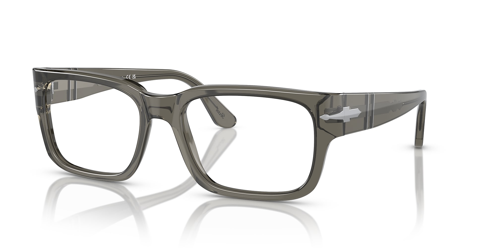 Persol PO3315V Eyeglasses in Transparent Taupe Gray | Persol® Persol USA