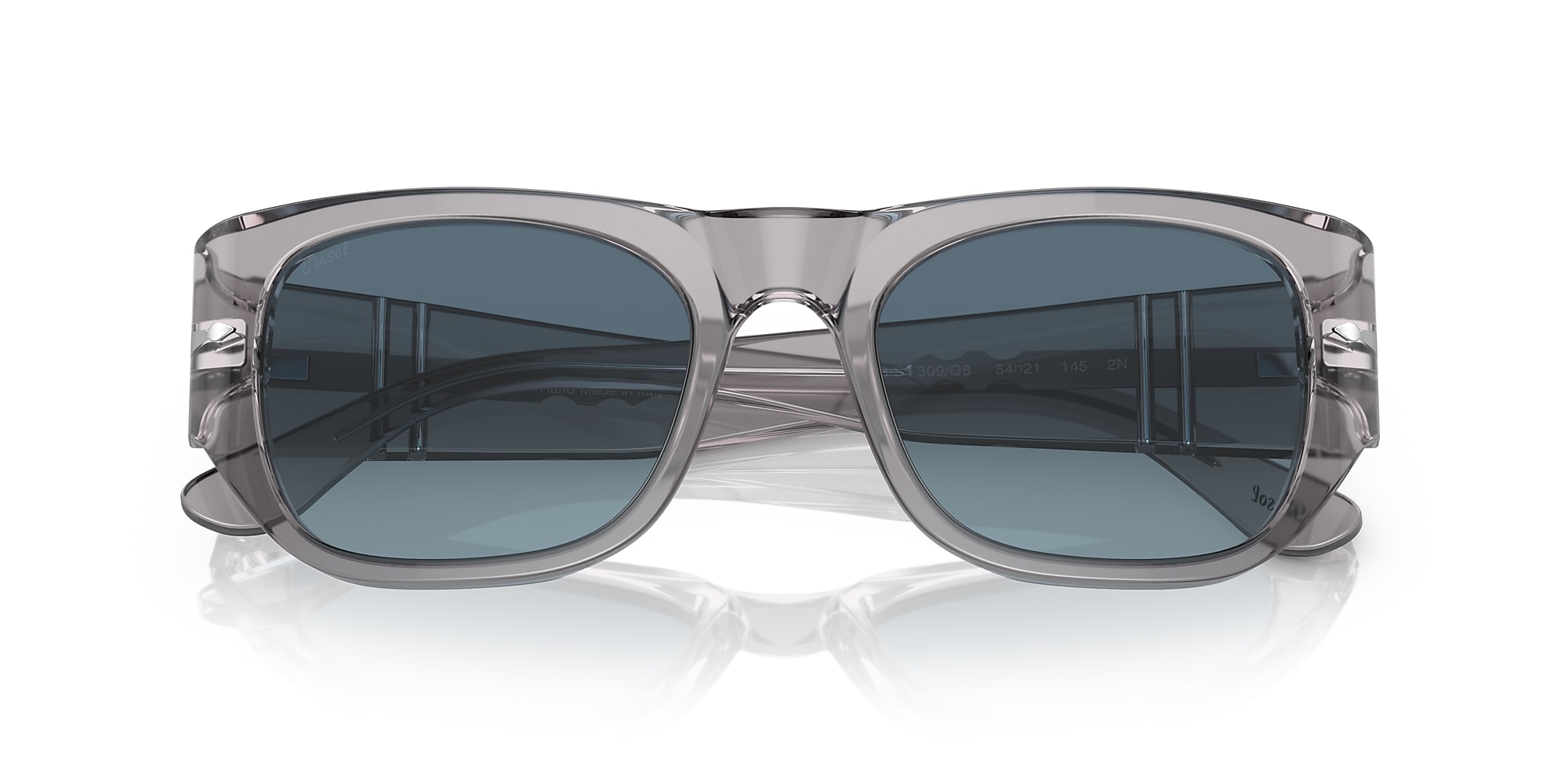 Persol PO3308S Sunglasses in Transparent Grey | Persol® Persol USA