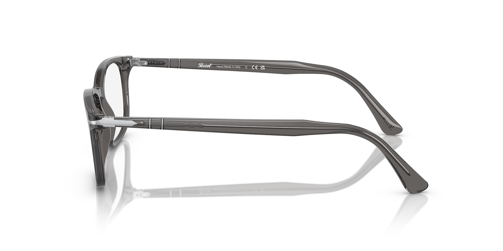 Persol PO3189V Eyeglasses in Transparent Grey | Persol® Persol USA