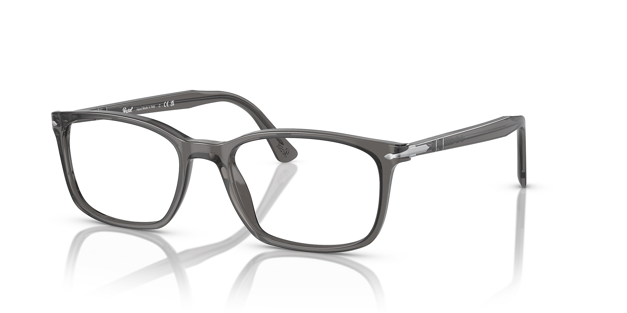 Persol PO3189V Eyeglasses in Transparent Grey | Persol® Persol USA