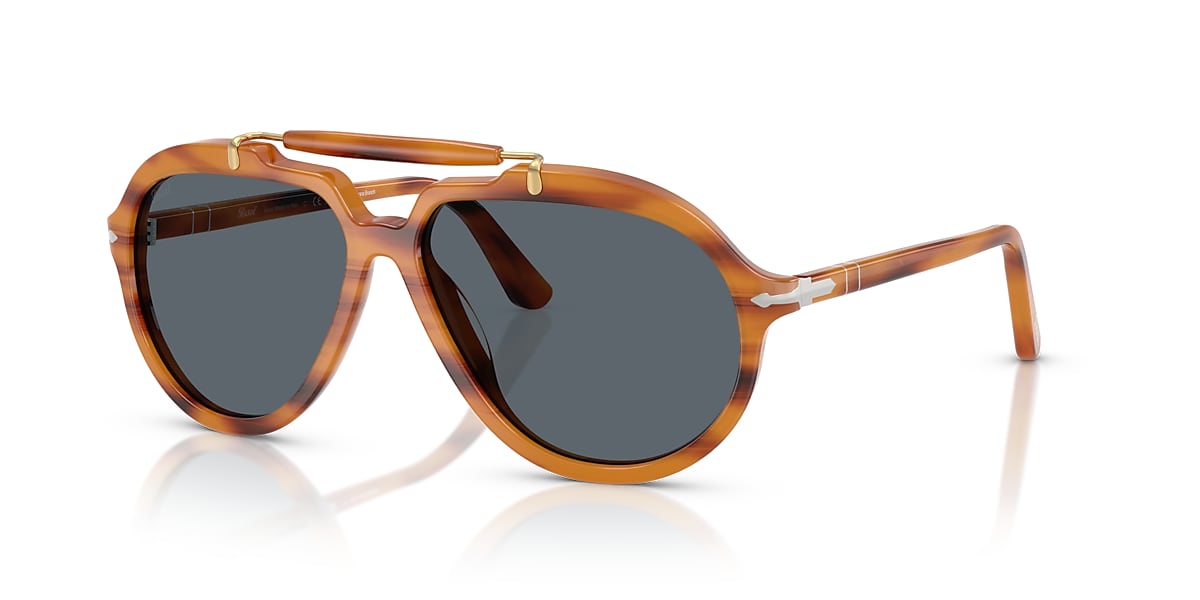 Persol PO0202S - Senna Series Sunglasses in Striped Brown | Persol ...