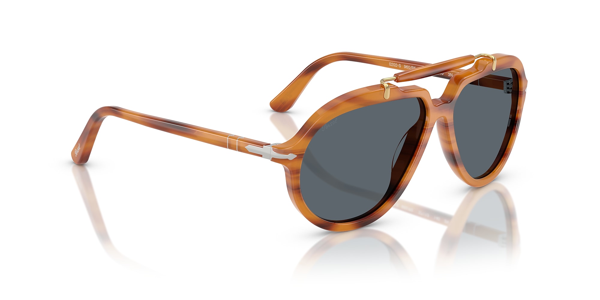 Persol PO0202S - Senna Series Sunglasses in Striped Brown | Persol ...