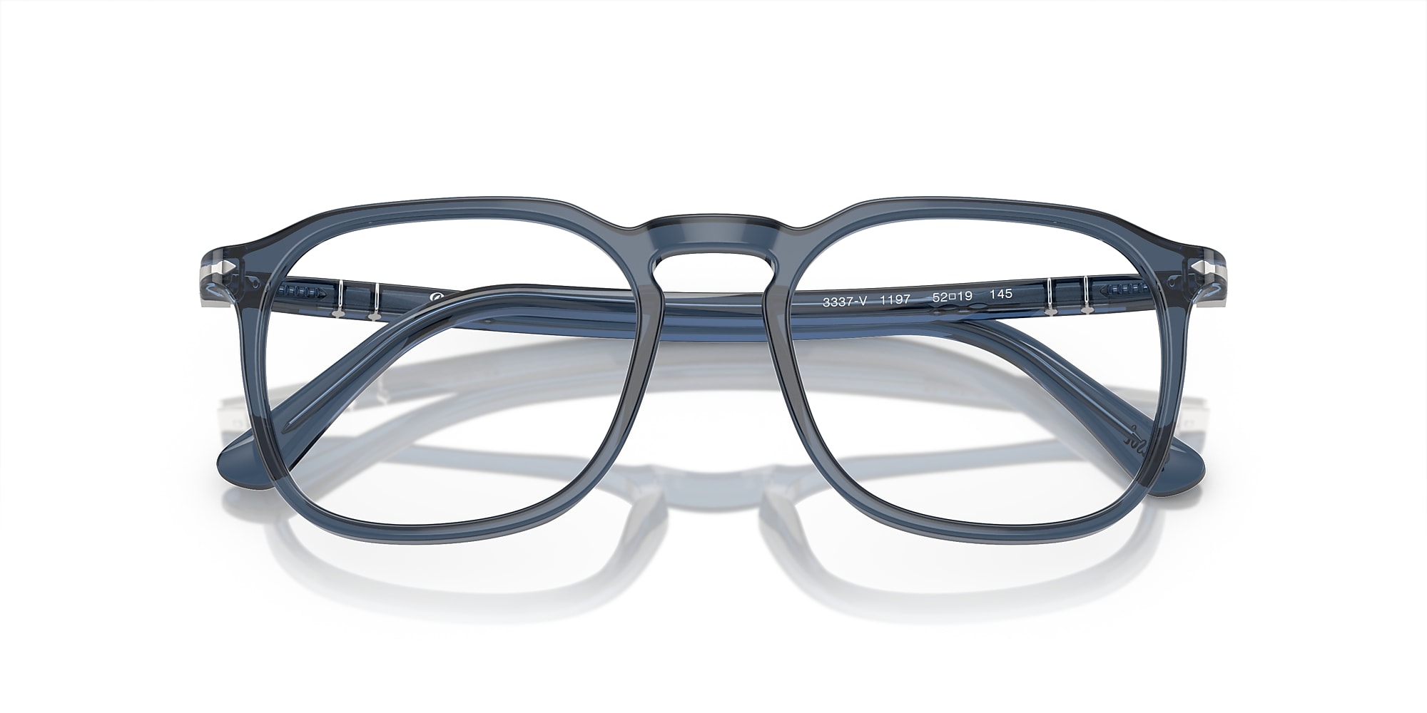 Persol PO3337V Eyeglasses in Transparent Blue | Persol® Persol USA