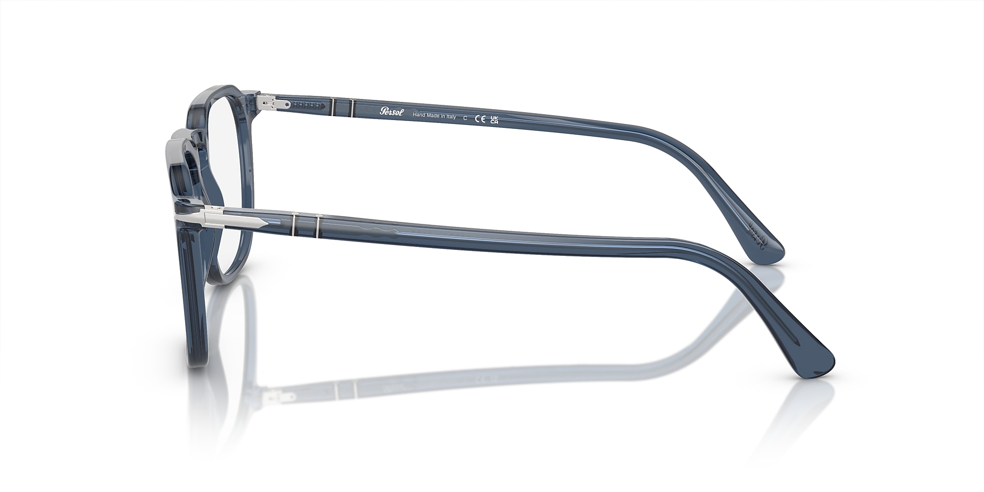 Persol PO3337V Eyeglasses in Transparent Blue | Persol® Persol USA