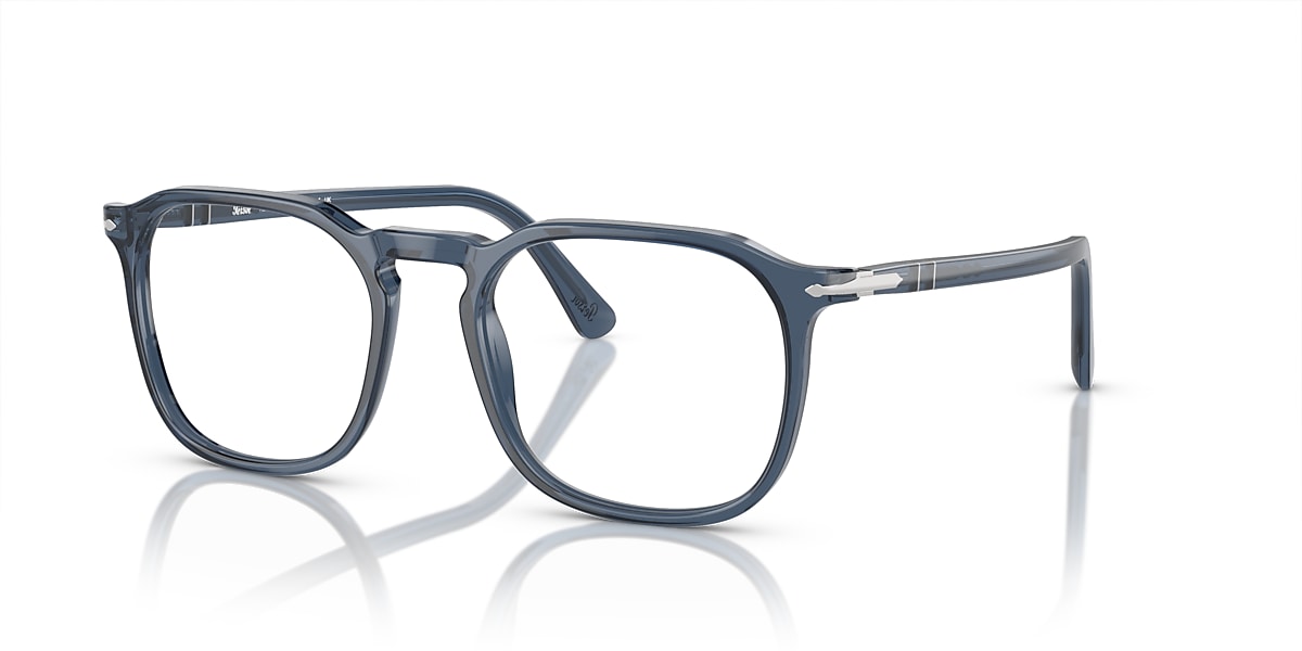 Persol PO3337V Eyeglasses in Transparent Blue | Persol® Persol USA