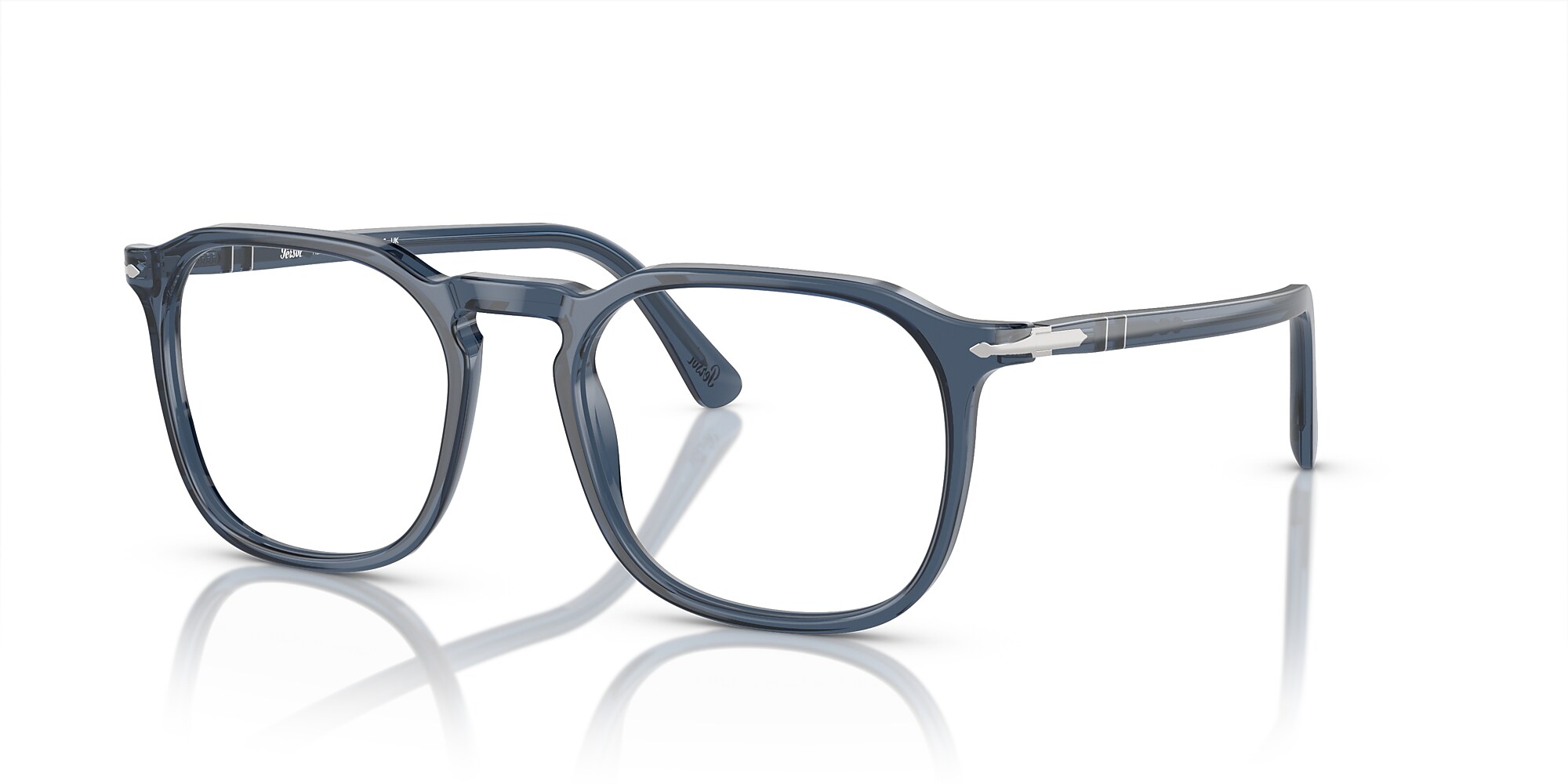 Sehbrillen PO3337V - Transparent Blue - Clear - Acetate | Persol ...