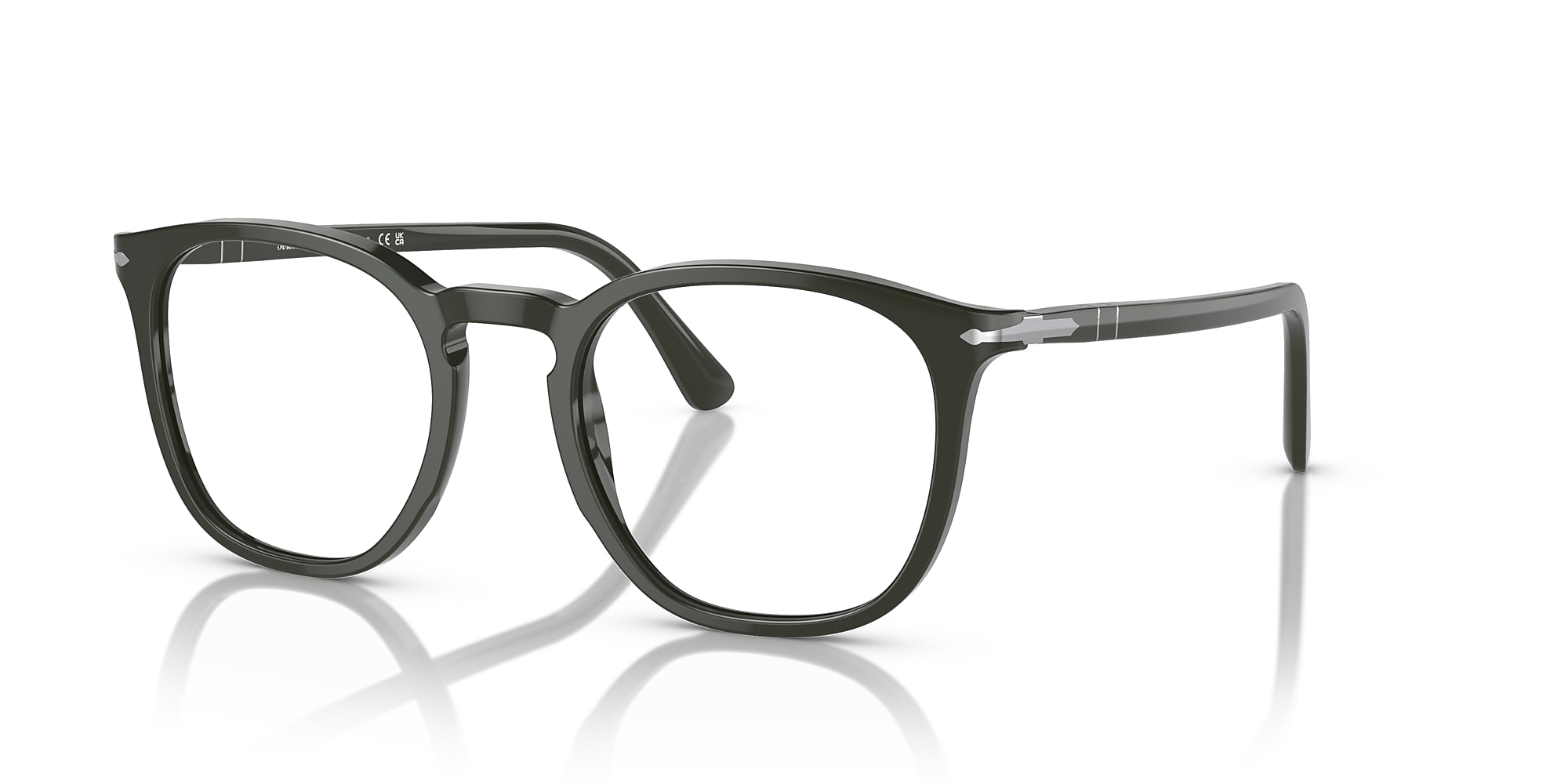Persol PO3318V Eyeglasses in Matte Dark Green | Persol® Persol Canada
