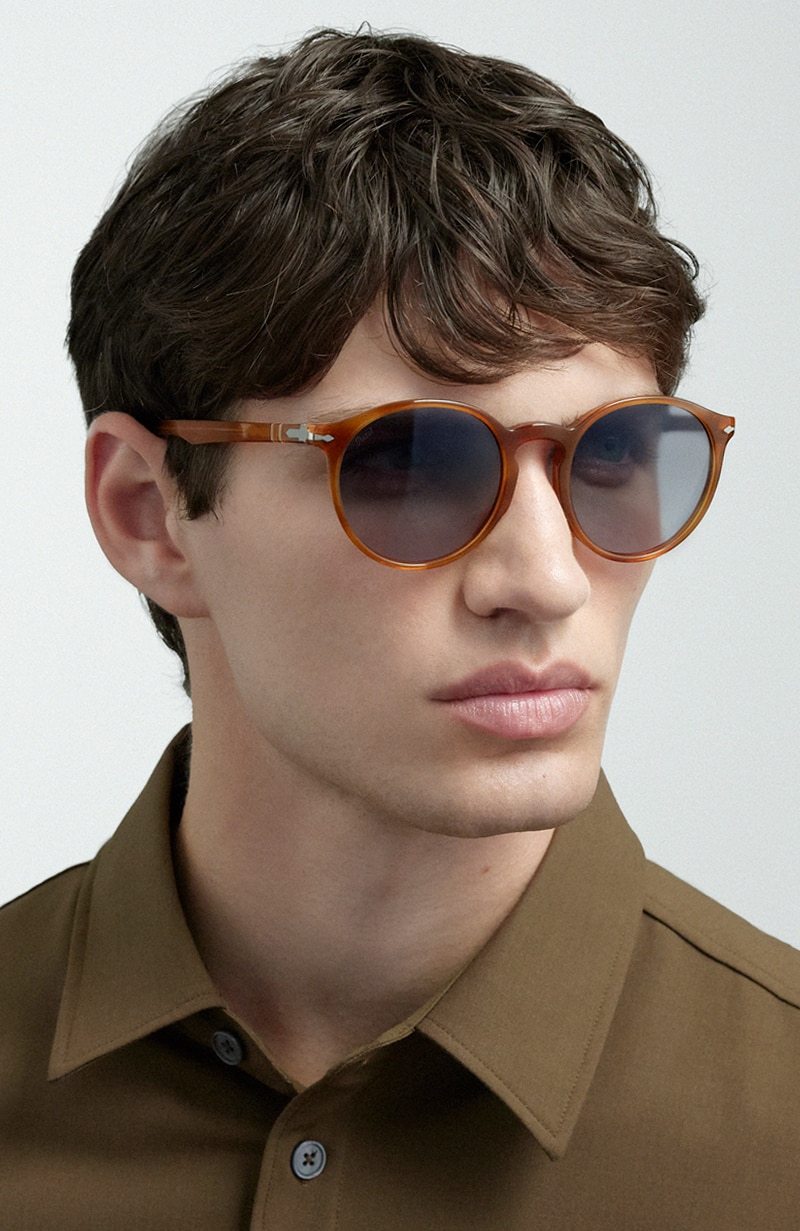 Persol PO3171S Sunglasses in Taupe Grey Transparent | Persol® Persol USA