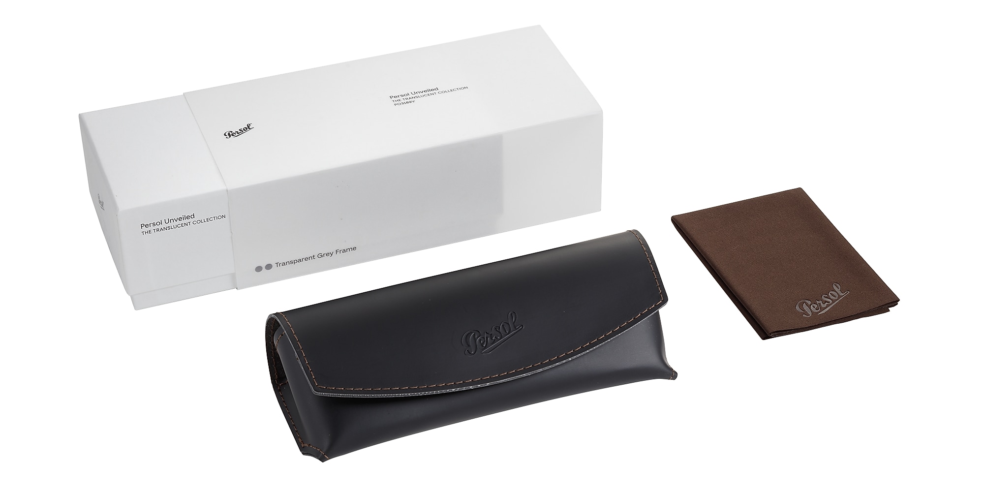 Persol PO3189V Eyeglasses in Transparent Grey | Persol® Persol USA